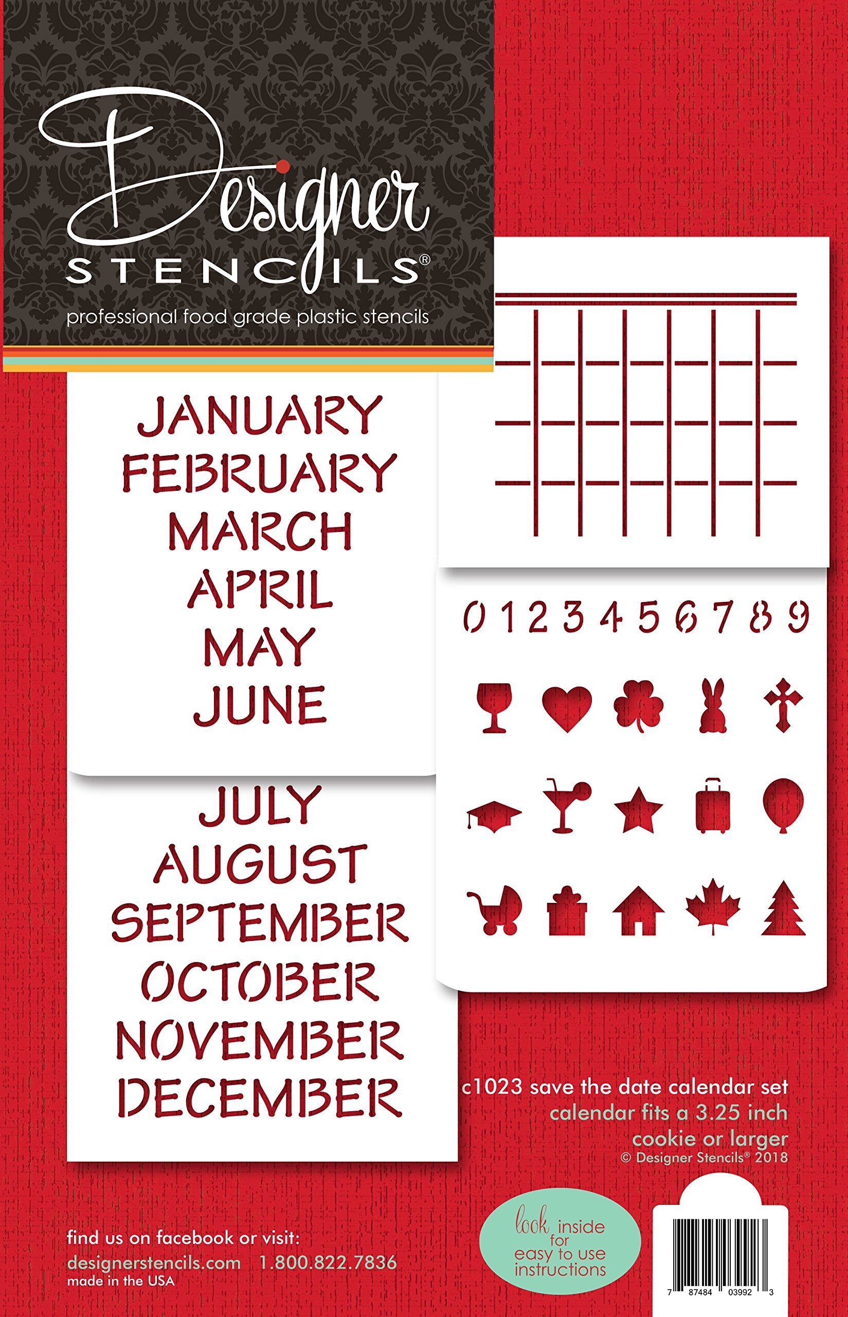 Uloit kalendr kalendre sada ablon cookie | ablona pecic ablony na ...