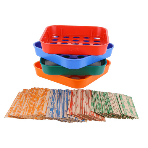 Coin Sorters Tray & Coin Counters - 4 Color-Coded Coin Sorting Tray Bu ...