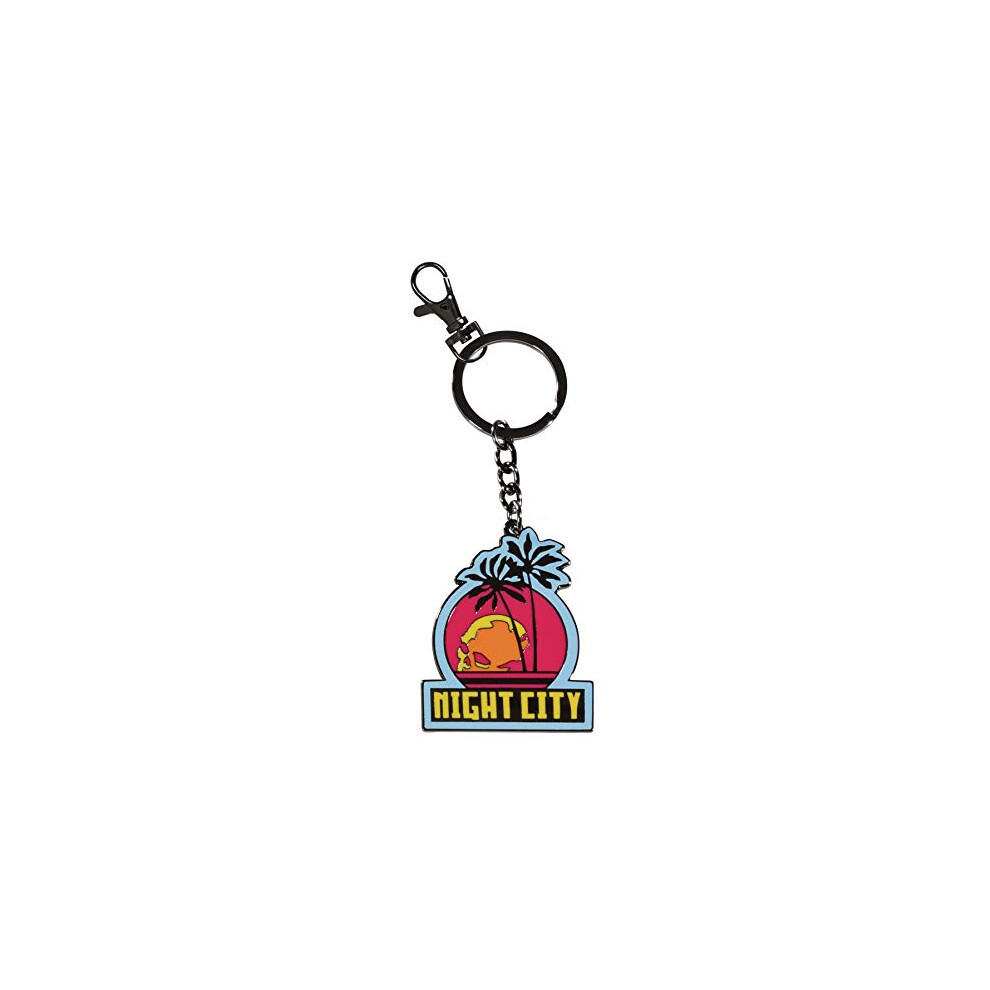 Dark Horse Deluxe Cyberpunk 2077 Night City Keychain Multicolor on OnBuy