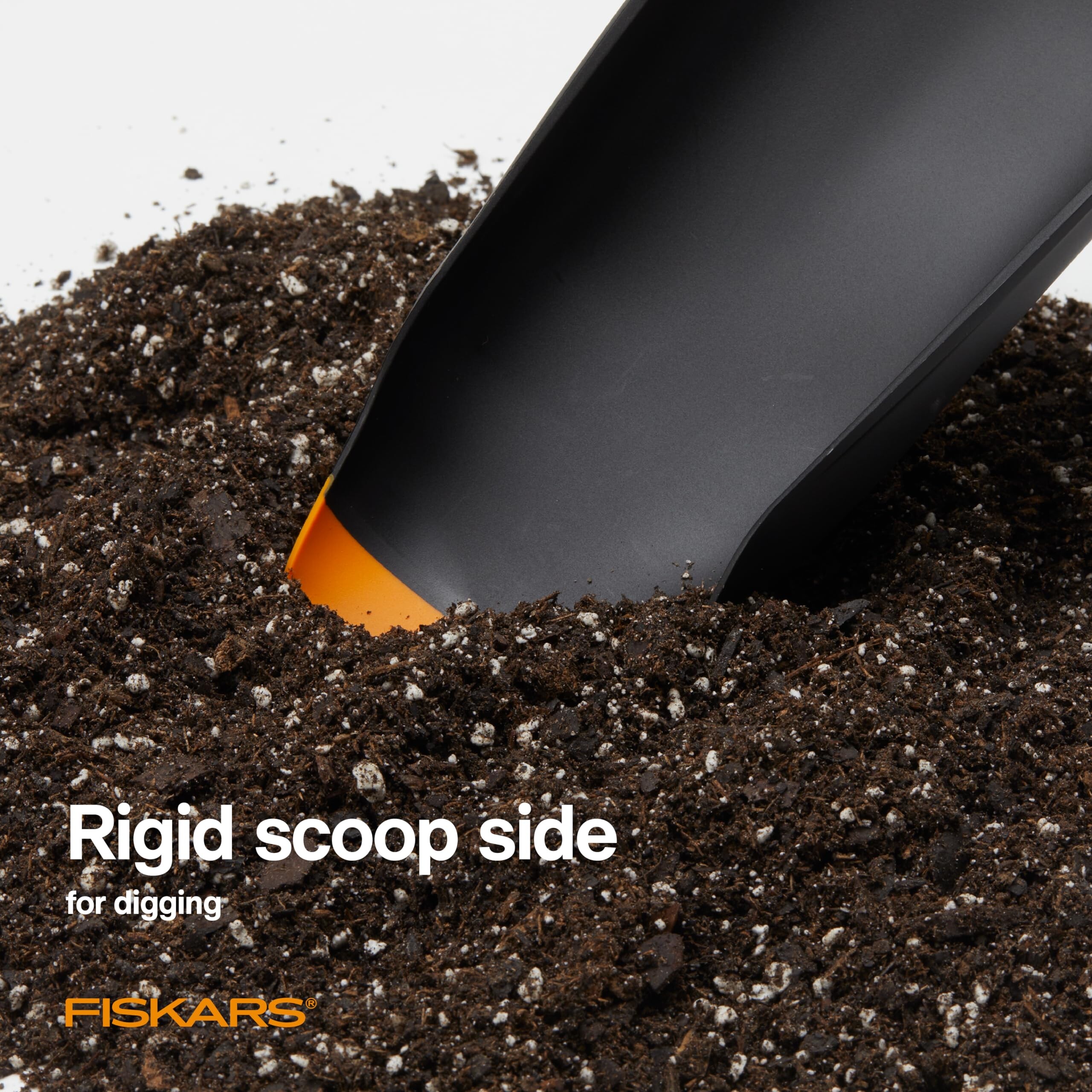 Fiskars Planting Sold Scoop and Brush Set Garden Tool pour le gachis de jardinage interieur ...
