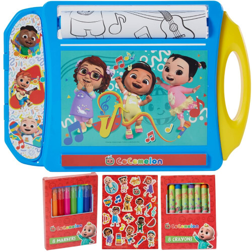 Innovative Designs Cocomelon Roller Art Desk Set for Girls and Boys ...
