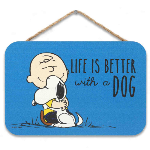 Open Road Brands Peanuts Charlie Brown and Snoopy Life is Better with a ...
