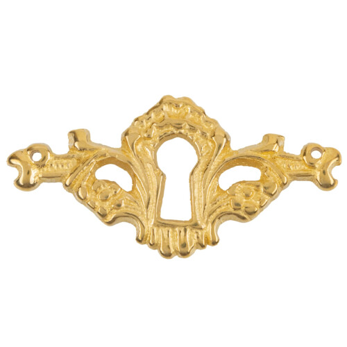 Decorative Cast Brass Keyhole Cover | 2 1/4 W x 1 1/8 H | Keyhole ...