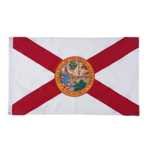 Syii Florida Boat Flag 12x18 cal Made in USA Hafdery State of Floride ...