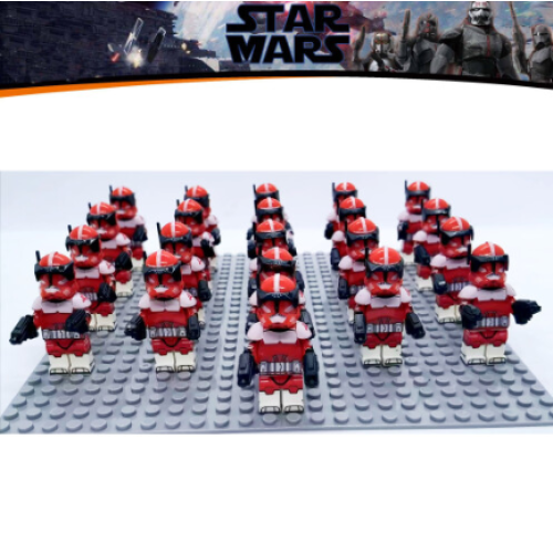 (Star Wars-18) 21PCS Star Wars Clone Troopers Rex Minifigures Kids Toy ...