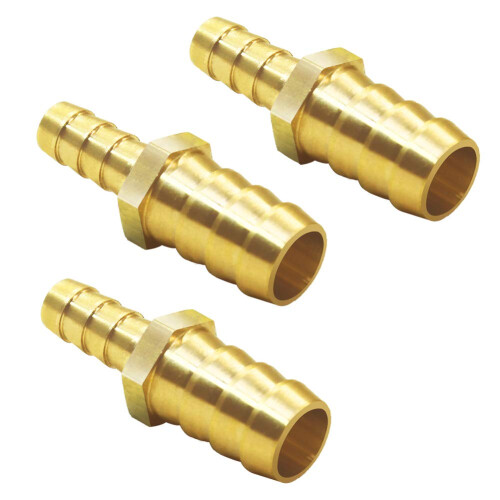 Joywayus 3/8"" to 1/2"" Barb Fitting Reducer Hose Barb Splicer Hex ...
