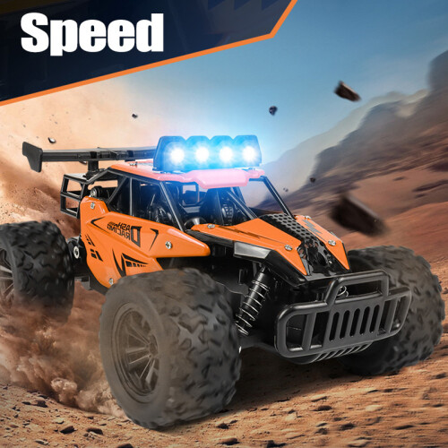 (Bule) 1:16 Remote Control Car Off Road Drift With LED High-Speed Rc ...