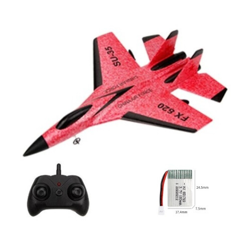 (1B Red) RC Plane SU35 2.4G With LED Lights Aircraft Remote Control ...