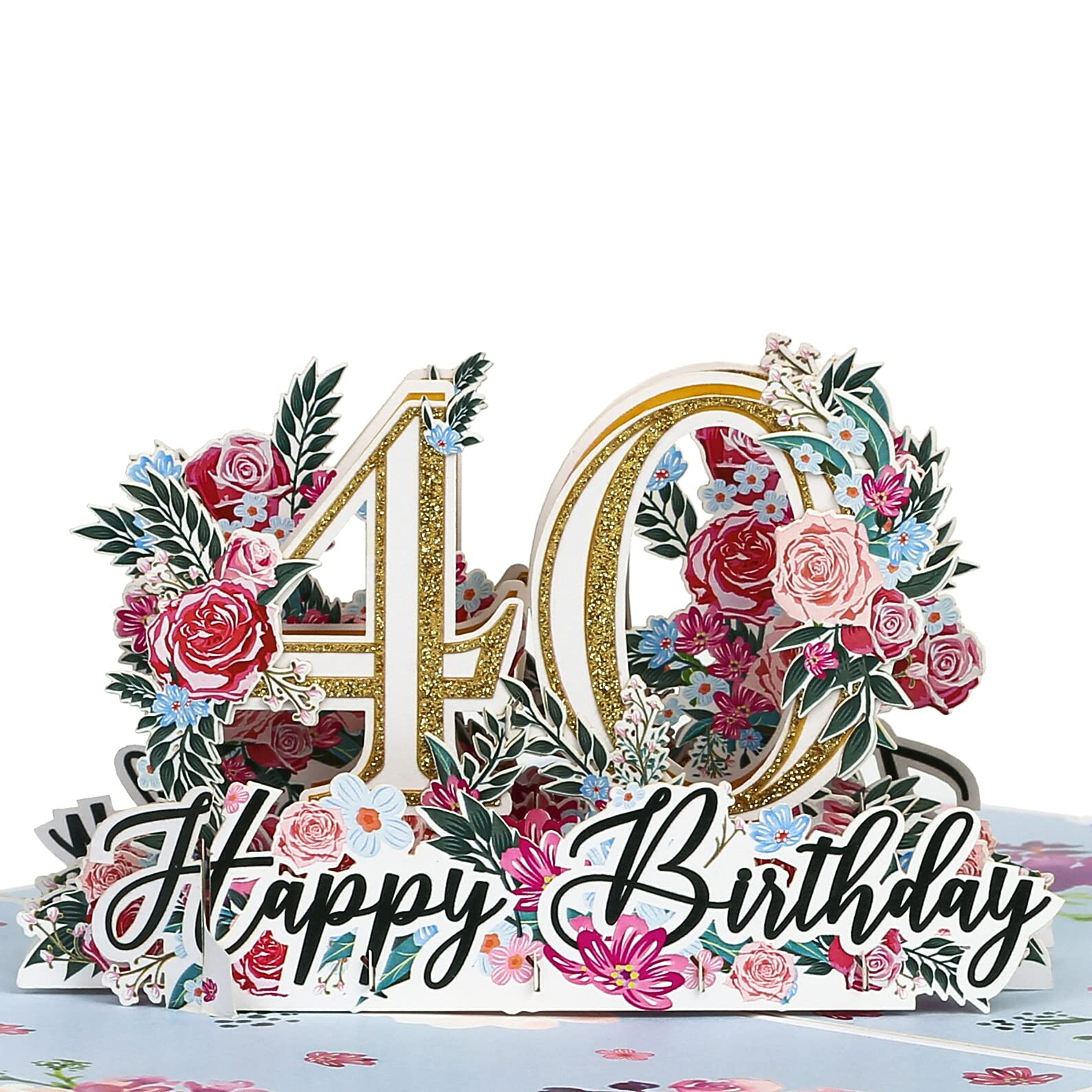 Carte Pop Up TRUANCE Carte d'anniversaire 40 ans Cadeau d'anniversaire ...