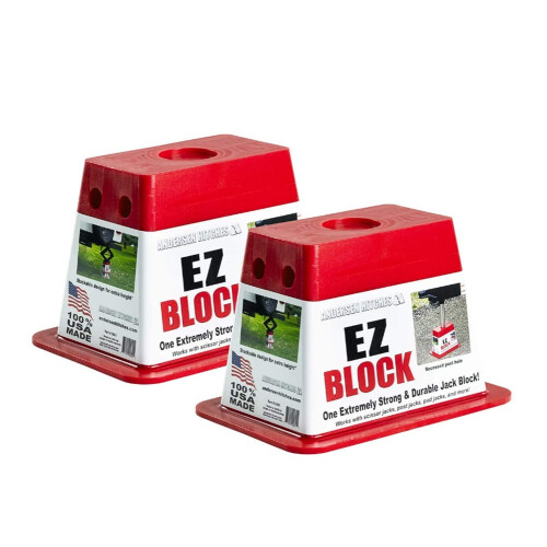 ANDERSEN HITcHES RV Trailer Accessories 2-Pack Trailer EZ Jack Blocks ...