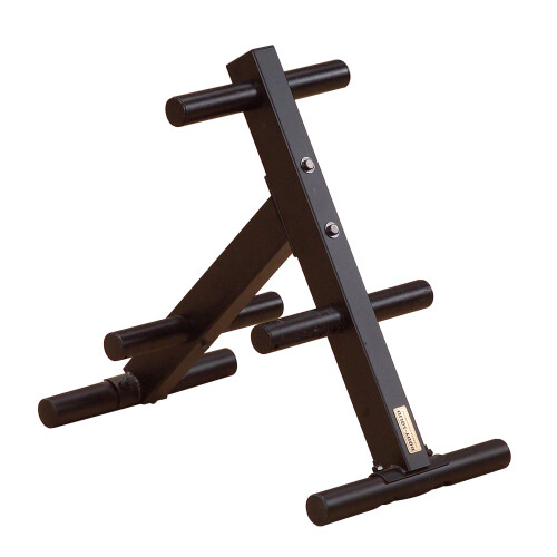 Body-Solid (OWT24) EZ-Load Olympic Weight Tree Rack - 1000 lb Capacity ...