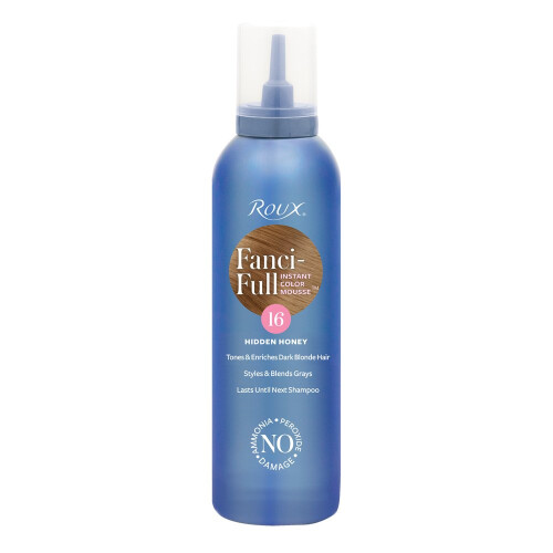 Roux Fanci-Full Instant Color Mousse Tones & Enriches Dark Blonde Hair 16 Hidden Honey 6 Fl Oz ...
