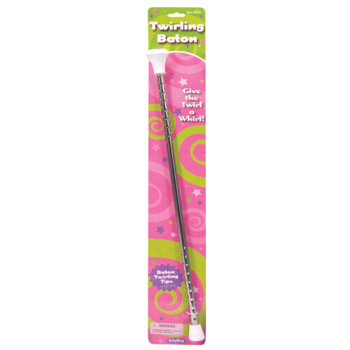 Schylling Twirling Baton - Metal Kids Baton - Rubberized Ends in ...