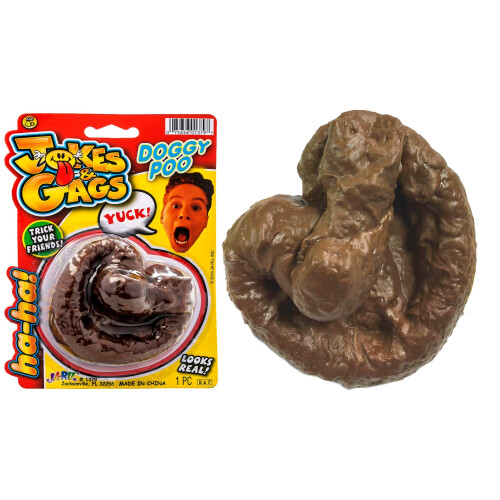 JA-RU Fake Poop Toy 1 Pack Toilet Prank Toys Practical Jokes & Gag ...