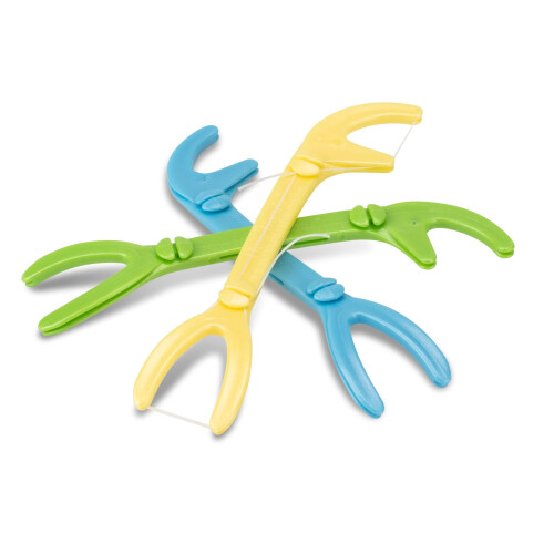 Practicon Floss-Hands Reusable Dental Floss Holder Two Angles at Once ...
