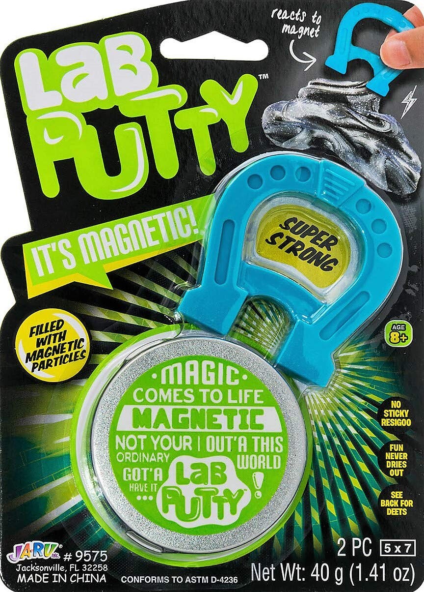 JA-RU Master Toys Lab Putty - It's Magnetic Turns Magnetic on OnBuy