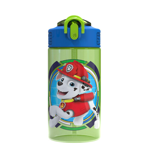 Zak Designs Paw Patrol Kids Spout Cover and Built-in Carrying Loop Made of Plastic Leak-Proof ...