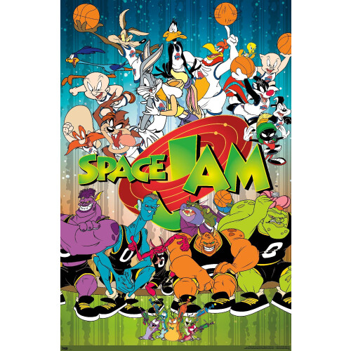 P ster de pared cl sico de Space Jam de Looney Tunes de Trends International, 22375 x 34, versi ...