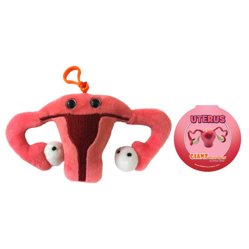 GIANTmicrobes Uterus Plush Keychain Uterus Stuffed Animal Uterus Gifts ...