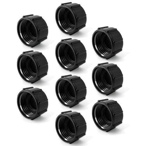 ALKARAMA 10 Pack Plastic Hose Caps for Garden Hose Garden Hose Female ...