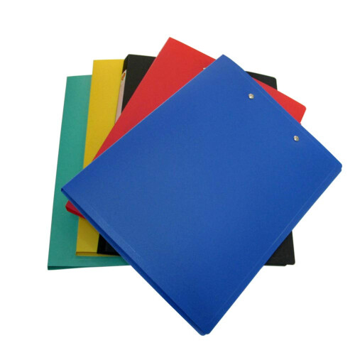 Daycount 5-Pack Clamp Binder A4 File Folder with Double Strong Clip ...