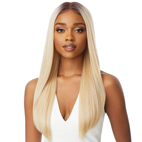 Outre Sleek Lay Part Synthetic Lace Front Wig - CHANELLE (RED VELVET ...