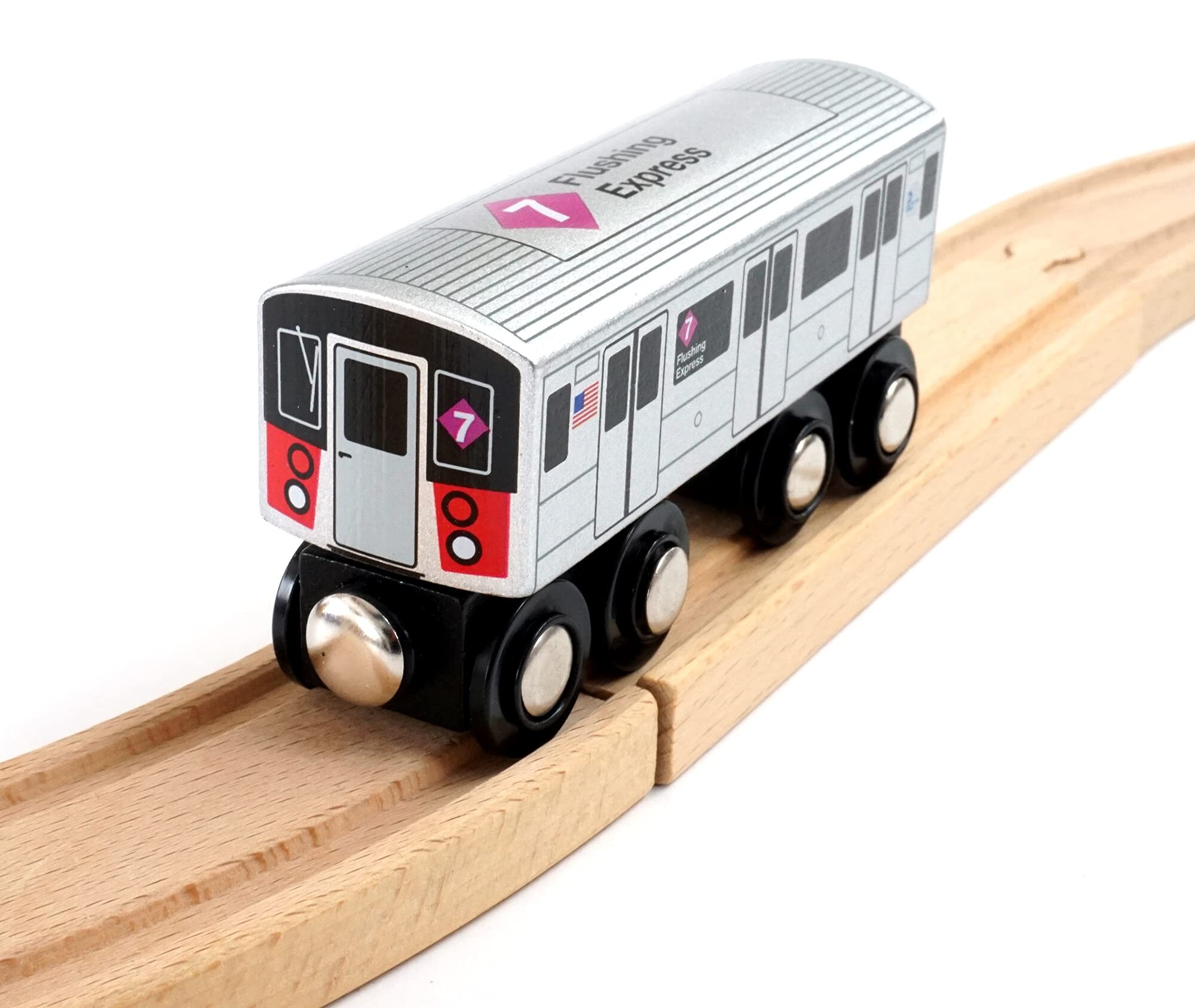 MUNI PALS Munipals New York City Subway Wooden Railway A Division/IRT 7 ...