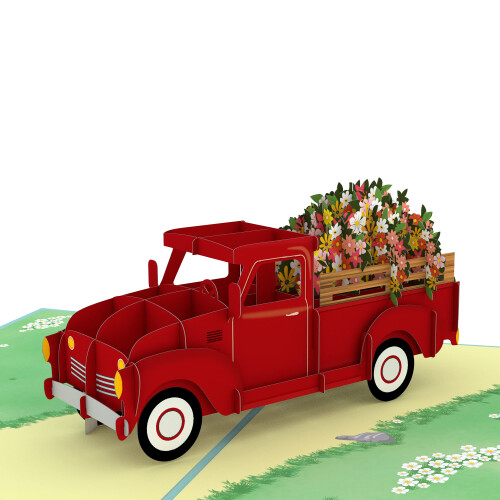 Carte pop-up Lovepop Garden Truck - Carte 3D Carte de f te des m res Carte d'anniversaire on OnBuy