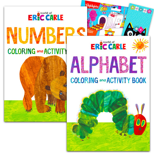 Eric Carle Activity Book Bundle Eric Carle Coloring Book Set - 2 Pack ...