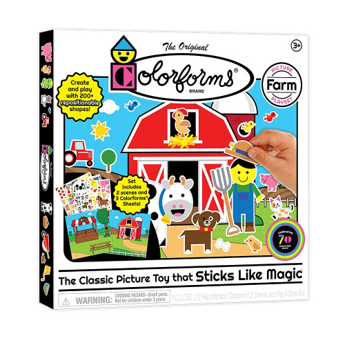 Colorforms Stickers for Kids - Sticker Libro Farm Picture Playset Arts ...