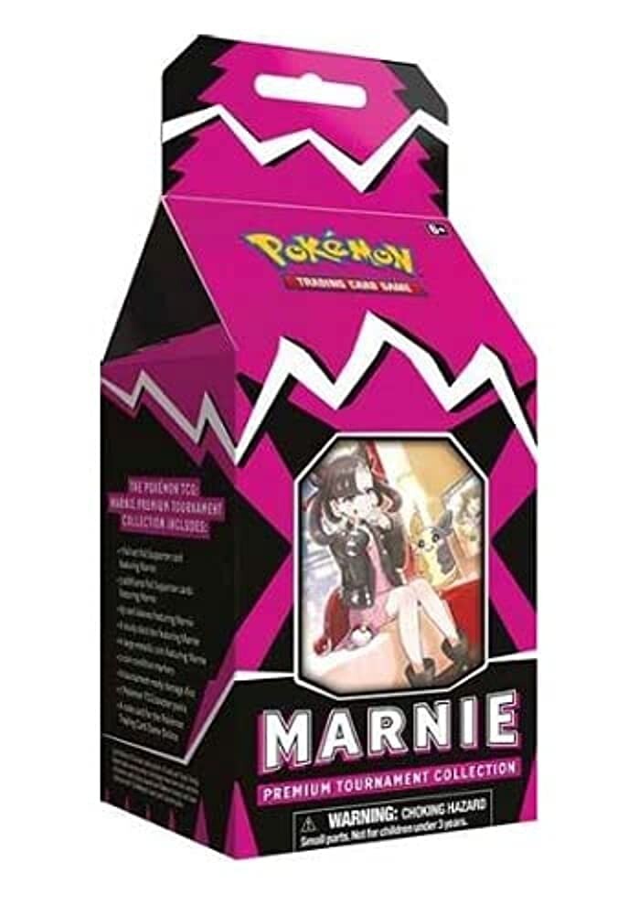 Pokemon Marnie Premium Tournament Collection Box Set: 7 Booster Packs ...
