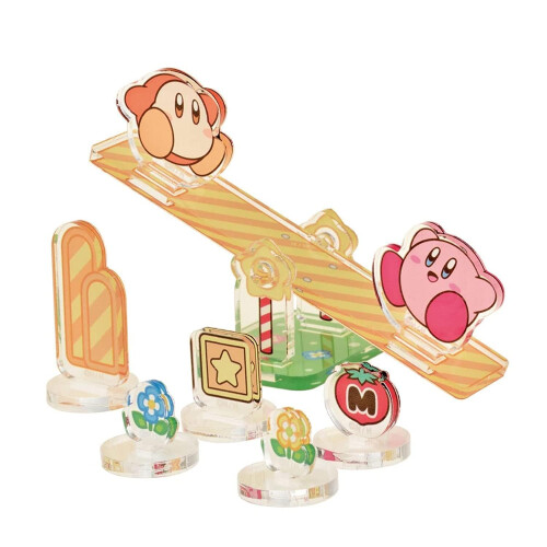 Ensky Kirby Moving Acrylic Diorama Stand - See-Saw (Kirby and Waddle D ...