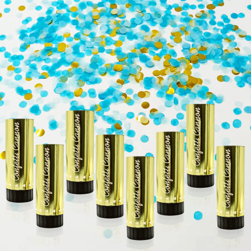 8 ca?ones de confeti para revelar el g?nero del beb?, bodas, cumplea?os y graduaciones on OnBuy