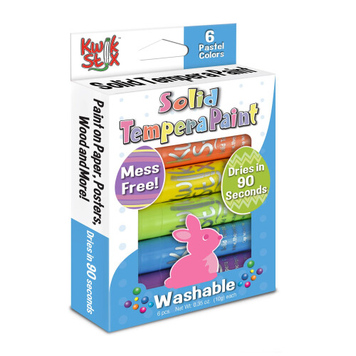 The Pencil Grip Kwik Stix Solid Paint Pens Tempera Paint Pens Super ...