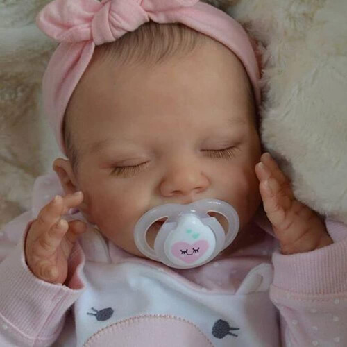 Muñecas Reborn Zlgkjk, Muñeca Realista de 18" con Cuerpo de Silicona ...