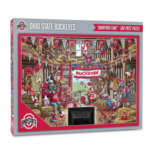 YouTheFan NCAA Ohio State Buckeyes Barnyard Fans 500pc Puzzle on OnBuy
