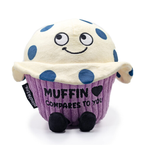 Punchkins - Muffin Compares to You Plushie - Funny Pun Meme Gag Gift ...