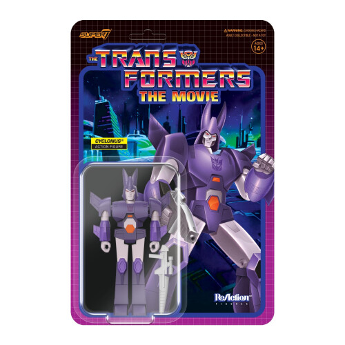 Figura de acci n de Transformers Cyclonus de Super7 de 4"" con accesorio, coleccionables de ...