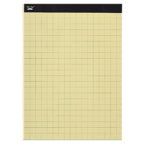 Mr. Pen- Graph Paper 2x2 (2 Squares per inch) 8.5""x11"" 55 Sheets ...