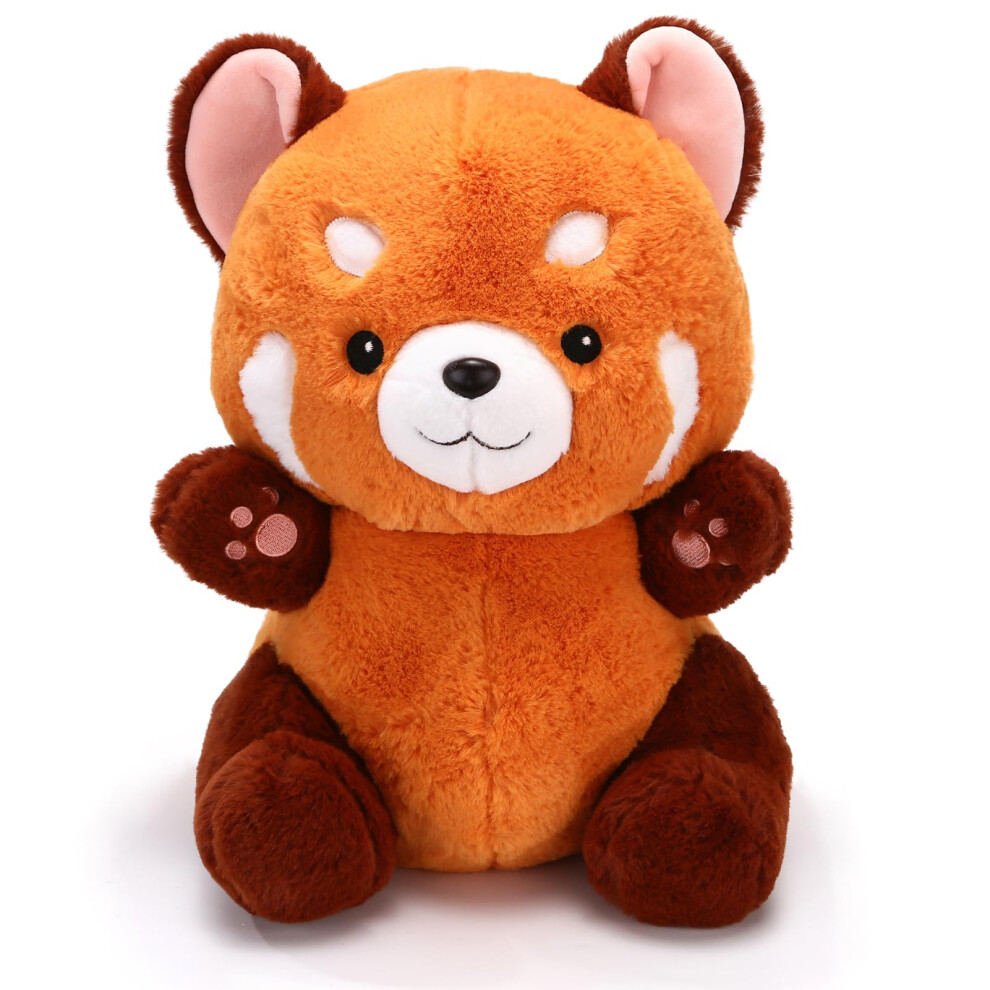 Riuhot Big Red Panda Plush Toy Red Panda Schled Animal Pandda Plushie ...
