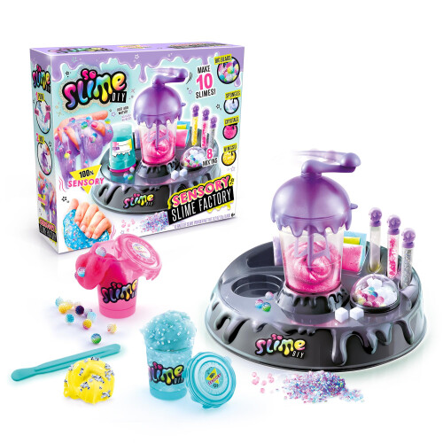 So Slime DIY Sensory Slime Factory; Makes 10 Slimes; No Glue; No Mess ...