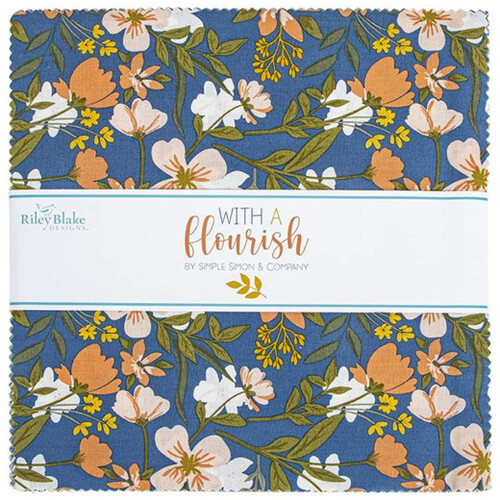 Simple Simon & Company with a Flourish 10"" Stacker 42 10-inch Squares ...