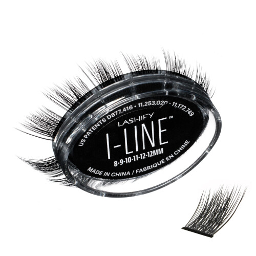 Lashify I-LineLong Gossamer pr-mapeado Easy DIY clios postios para criar uma aparncia angular e ...