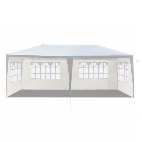3m x 6m Gazebo with Sides & Windons - Waterproof Marquee Garden Party ...