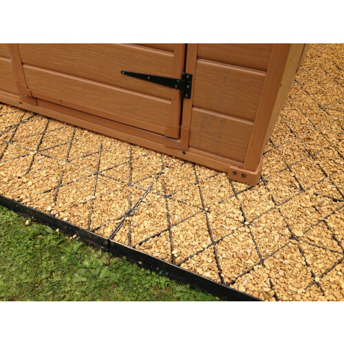 GARDEN SHED BASE GRID 14x10 = FULL ECO KIT 4.3m x 3m + HEAVY DUTY ...