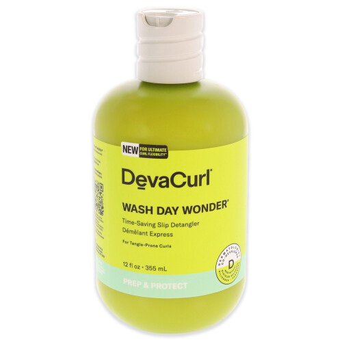 DevaCurl Wash Day Wonder? Time-Saving Slip Detangler, Green Oasis, 12 ...