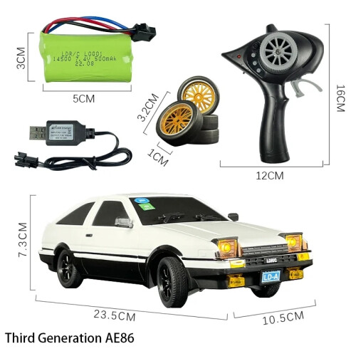 Rc Car For Mazda LD1802 AE86 1/18 2.4G Rc Drift Vehicles Car ESP ...