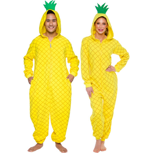 Funziez! Slim Pineapple and Avocado Adult Onesie - Food Halloween ...