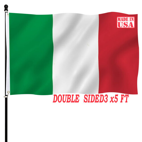 tnpun Italian Flags Outdoor Italy Flag 3x5 Double Sided Vivid Color ...