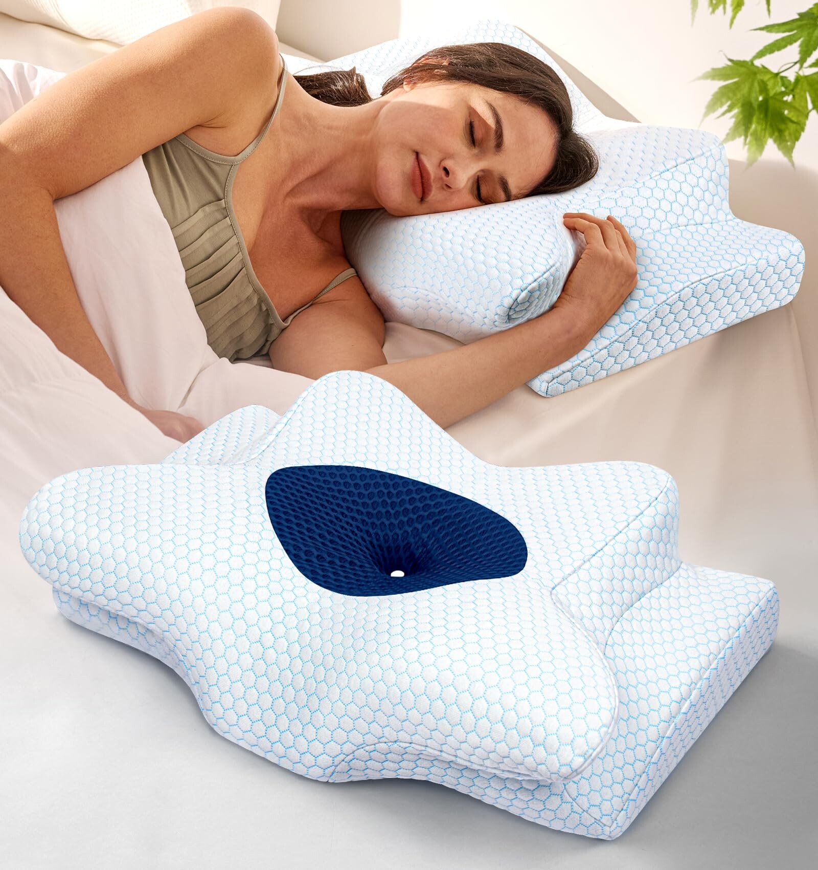 Reve sans douleur oreiller de cou du col de l'uterus pour dormir les ...